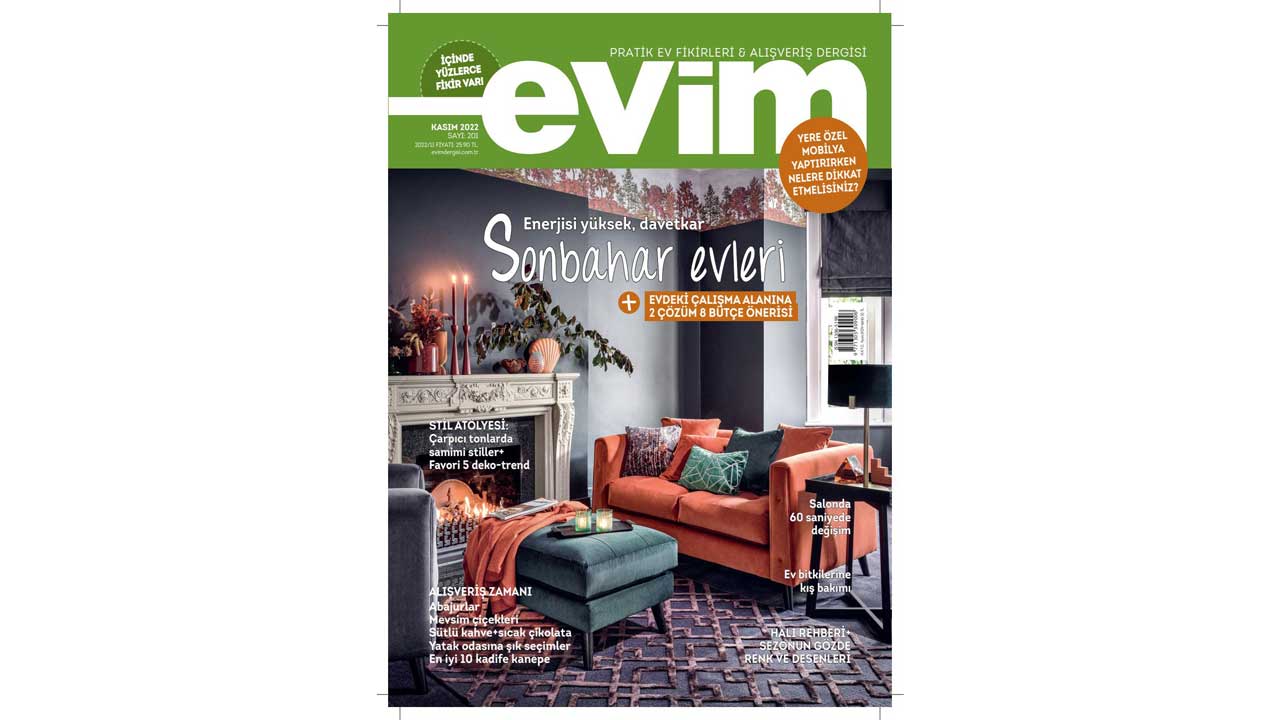 Evim Dergisi Kasım 2022 | Evim Dergisi